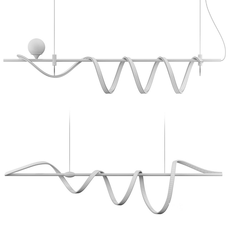 Lampatron ADONIS and COURT Pendant Light 3d model 3dbrute