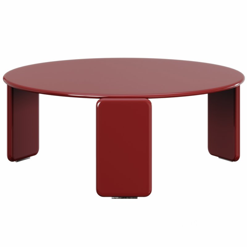 Drake Round coffee table by Minotti 3d model 3dbrute