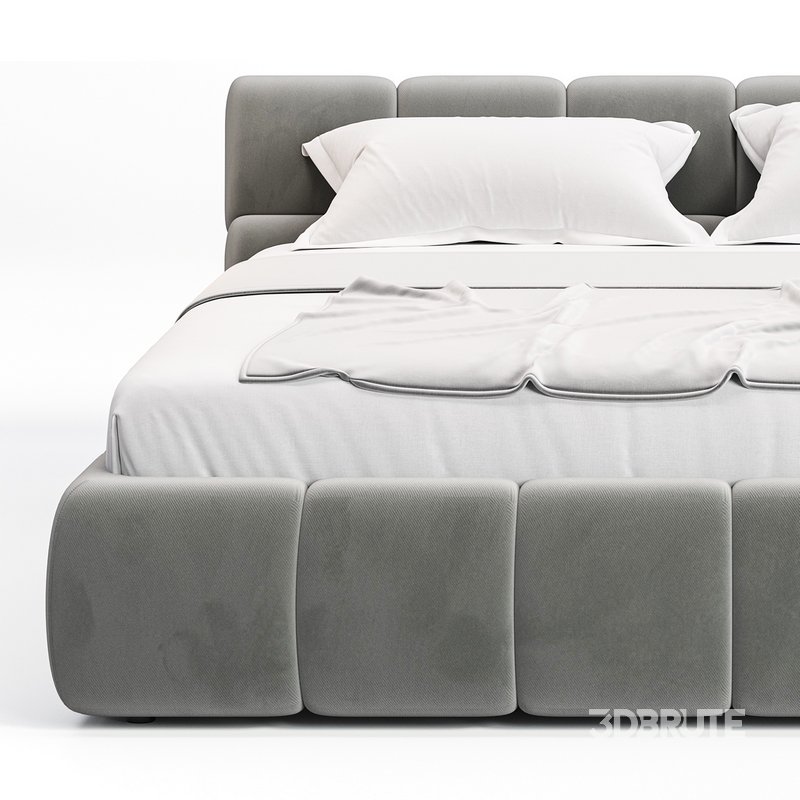 B&B ITALIA Tufty Bed 3d model 3dbrute