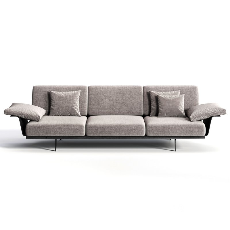 Zinta Lounge Sofa By Arper - Download -3d Models Free -3dbrute