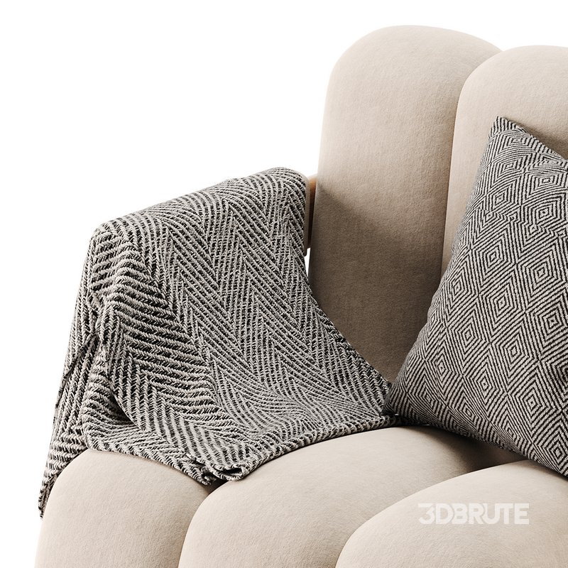 Abstract Arm Chair 3d model 3dbrute