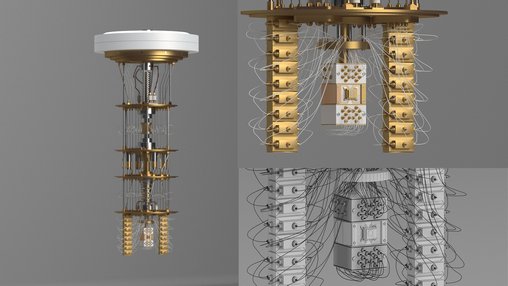 Quantum Computer 3d model 3dbrute