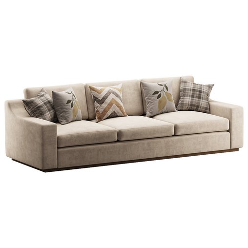 Sutton Extra Large Sofa 3d model 3dbrute