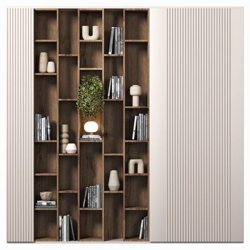 126 bookcase 126 - Download -3d Models Free -3dbrute