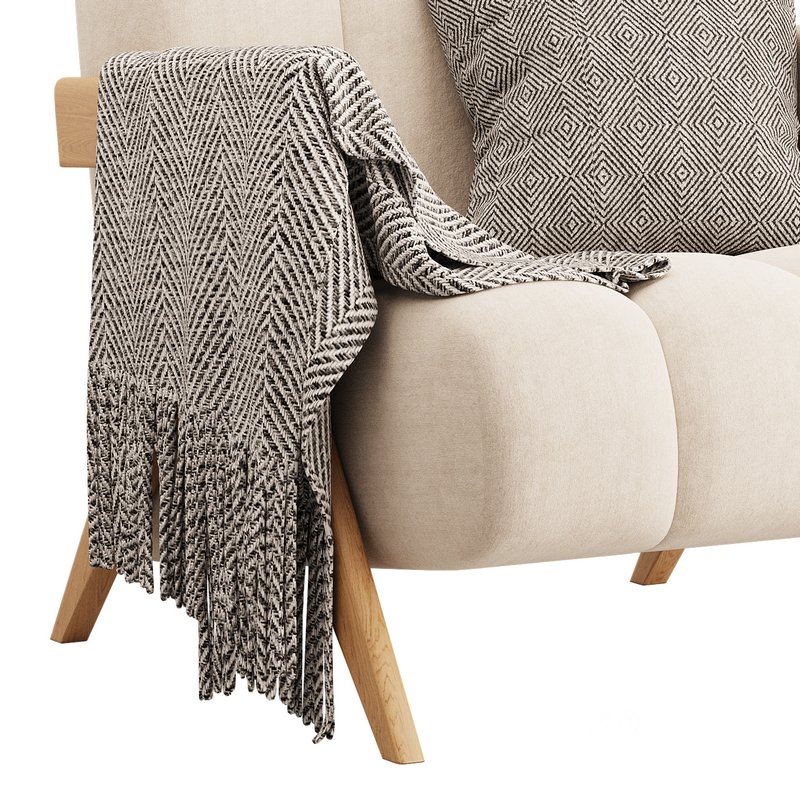 Abstract Arm Chair 3d model 3dbrute