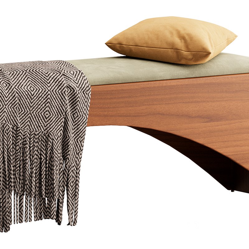 Arc Bench 3d model 3dbrute