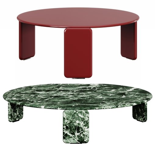 Drake Round coffee table by Minotti 3d model 3dbrute