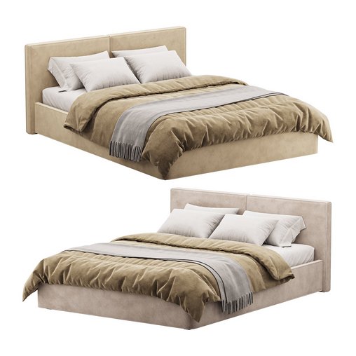 BED TORONTO CLASSIC - Download -3d Models Free -3dbrute