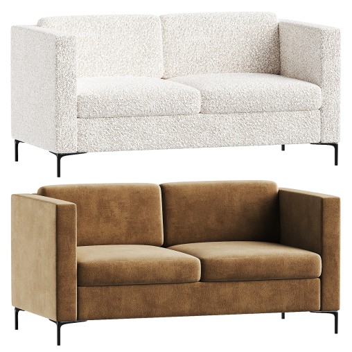 sofa fabric 3D model 3dbrute