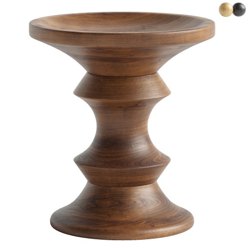 Eames Turned Stool Shape A 3D model 3dbrute
