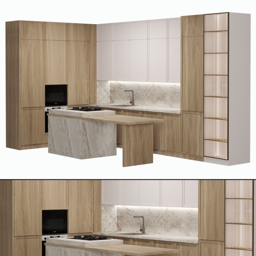 3 kitchen 3 3D model 3dbrute