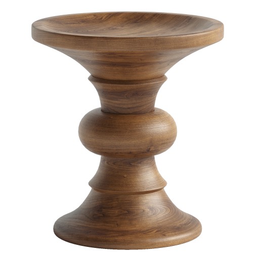 Eames Turned Stool Shape B 3D model 3dbrute