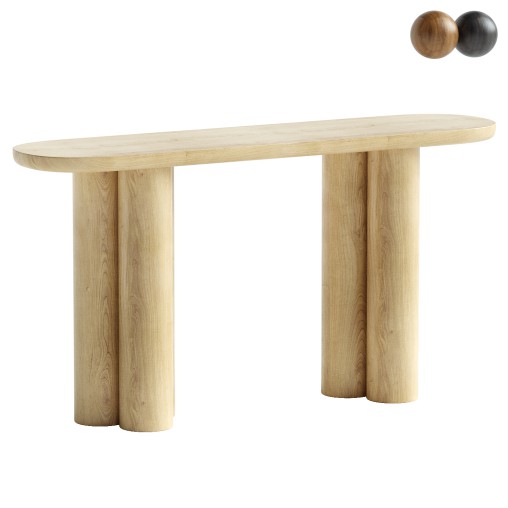 ELM Console Table 3D model 3dbrute