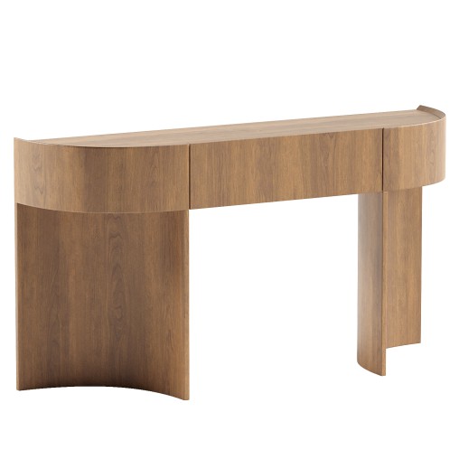 Console Table Dusty Oak 3D model 3dbrute