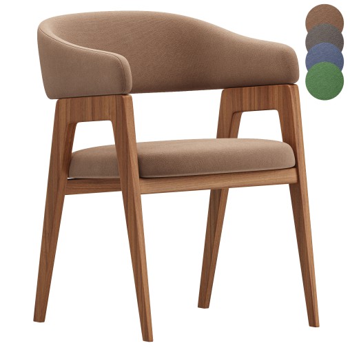 Chelsea Chair 3D model 3dbrute