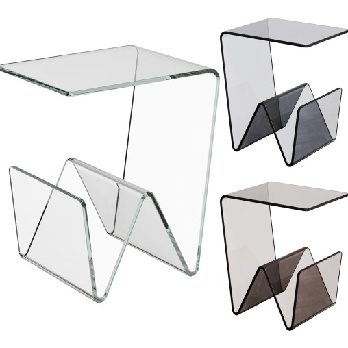 Coffee table Beistelltisch PLEXI Side Table 3D model 3dbrute