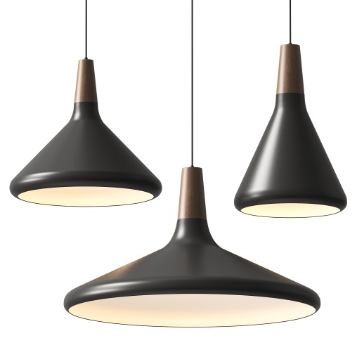 Nori Pendant Lamps 3D model 3dbrute
