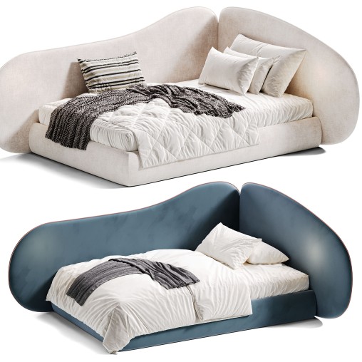 Charlie corner bed 3D model 3dbrute
