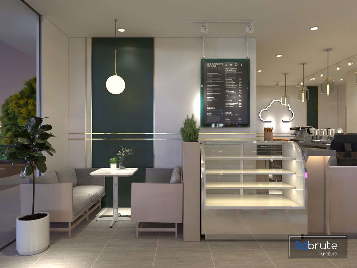 Restaurant Bar ESLAVA 3d Model Buy Download 3dbrute