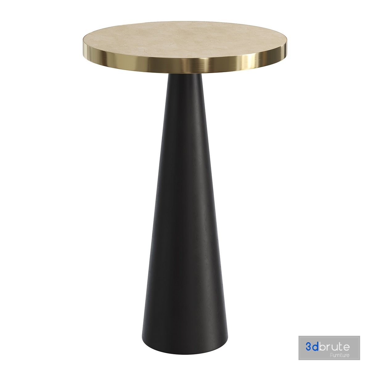 Brass Side Table 3d Model Buy Download 3dbrute Brass Side Table 3d Model Buy Download 3dbrute
