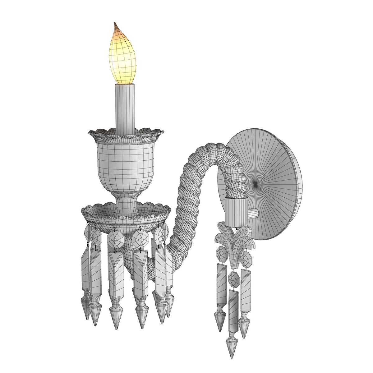 ZENITH APPLIQUE 01L - 3dbrute : 3dmodel furniture and decor