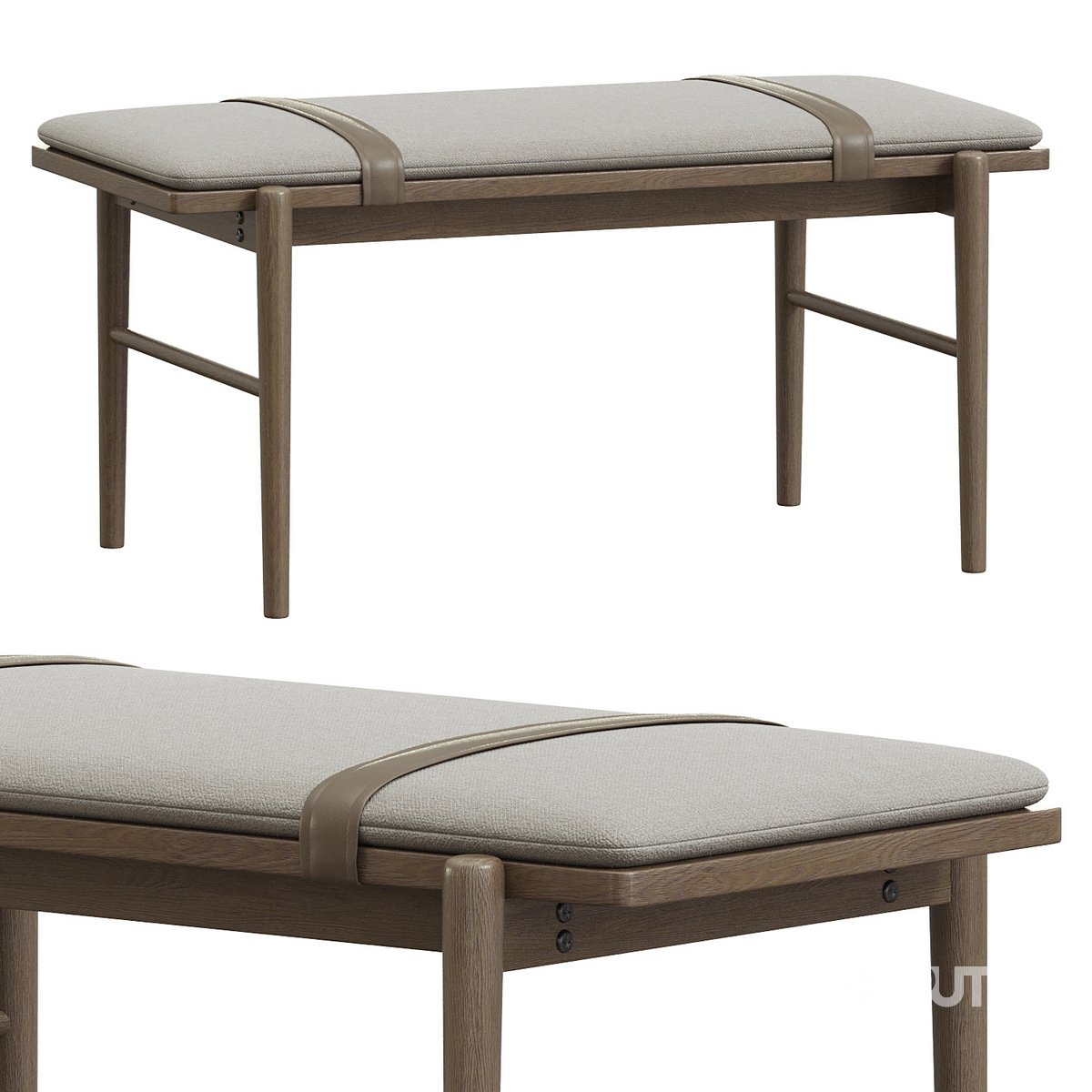 Polyester Bench by Wade logan - 3dbrute : 3dmodel furniture and decor