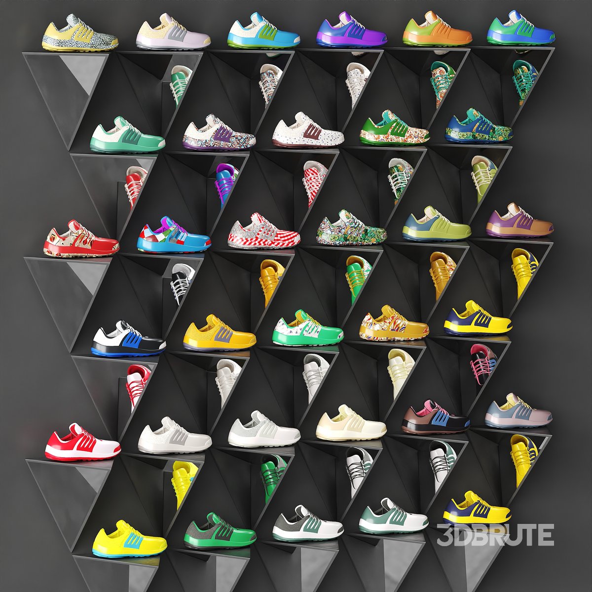 Sportswear shop 3d model 3dbrute