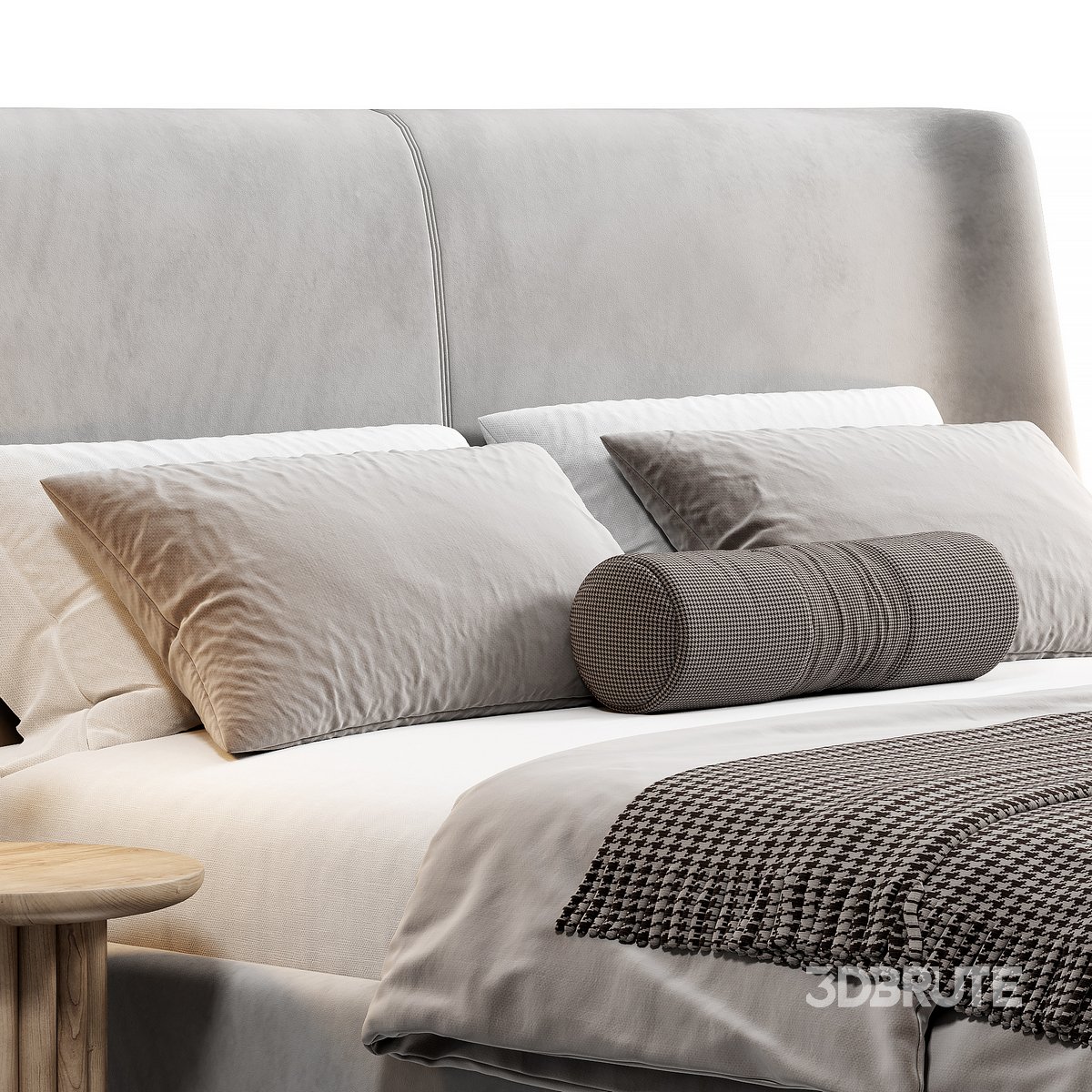 Echo Bed by Domkapa 3d model 3dbrute