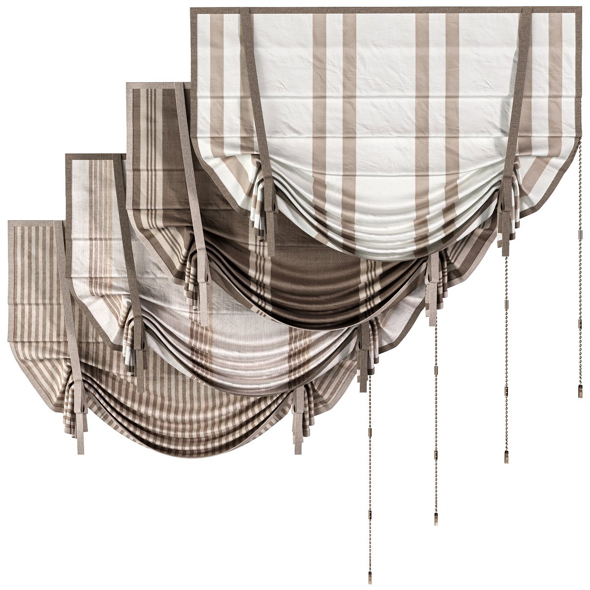 Roman Curtain 55 3d model 3dbrute