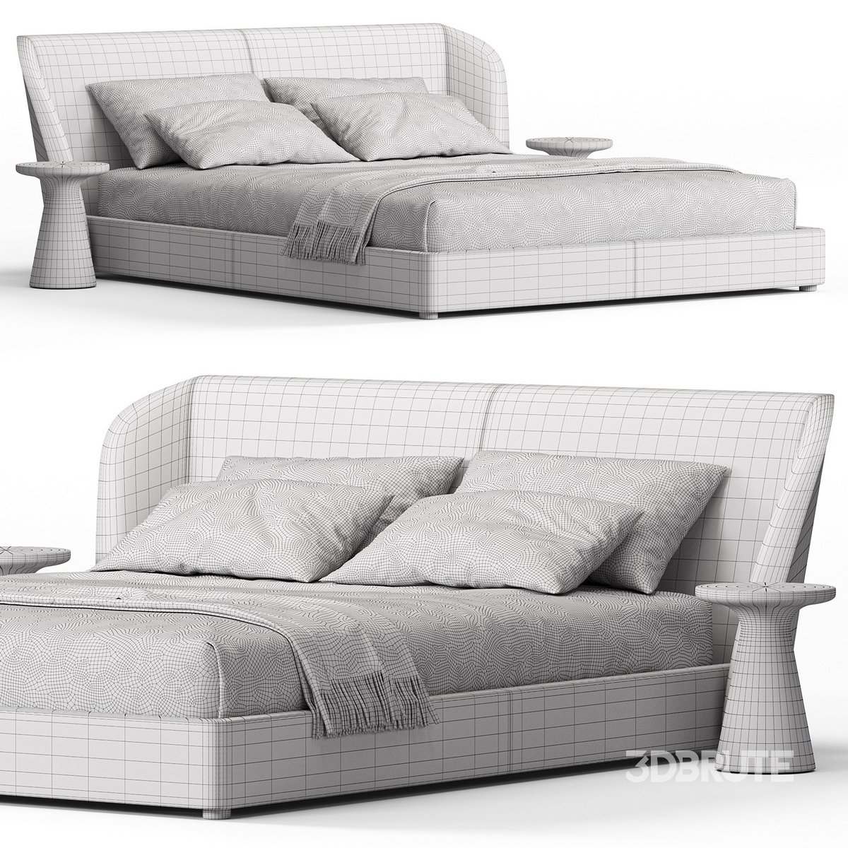 Gallotti Radice xeni Bed - Download -3d Models Free -3dbrute