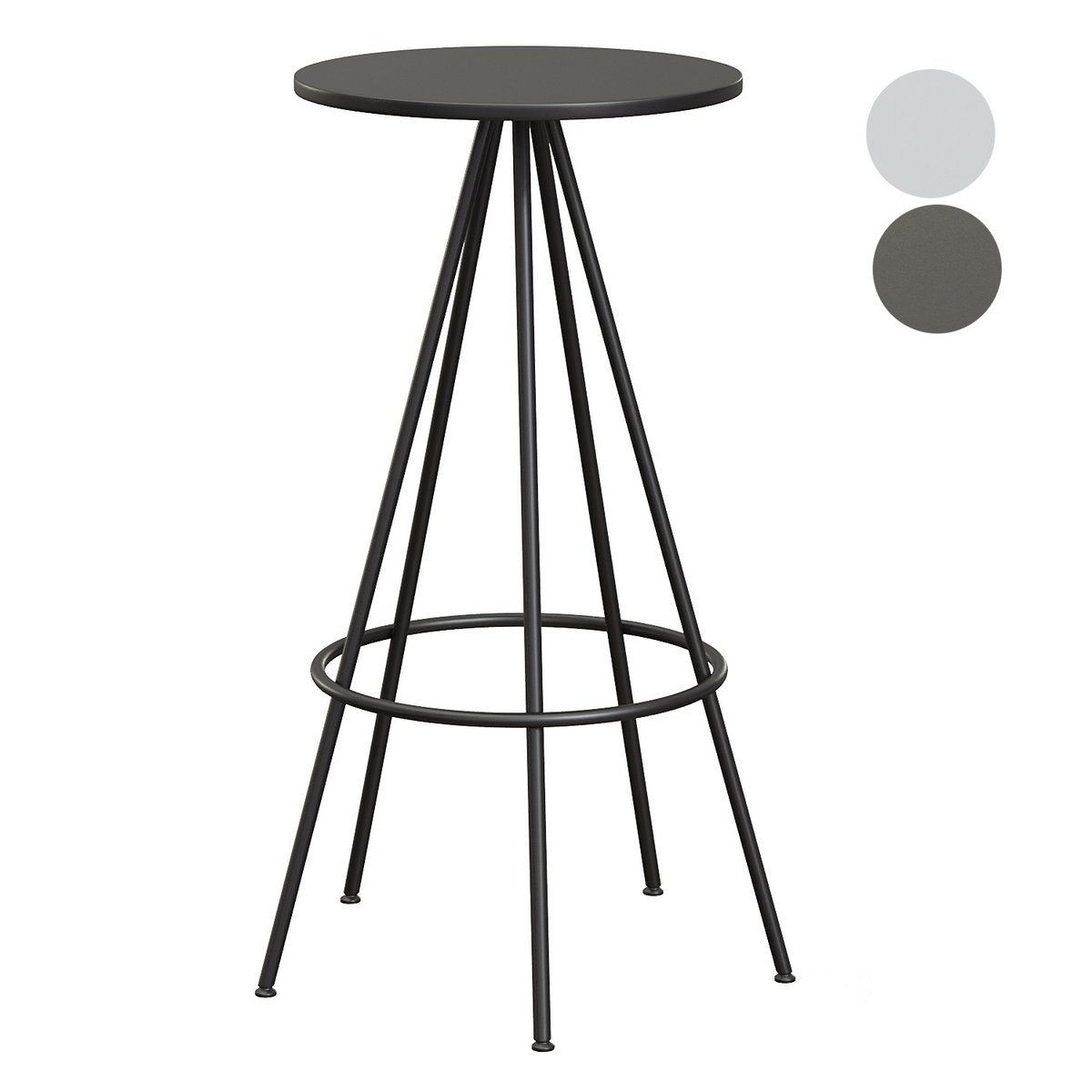 Urban Industrial Five Leg Round Bar Stool - Download -3d Models Free ...