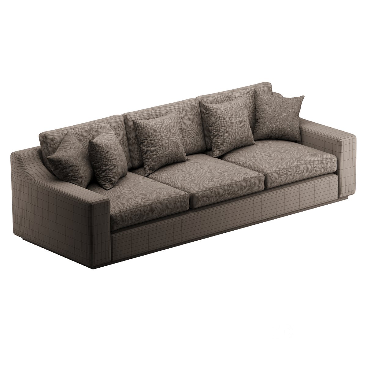 Sutton Extra Large Sofa 3d model 3dbrute