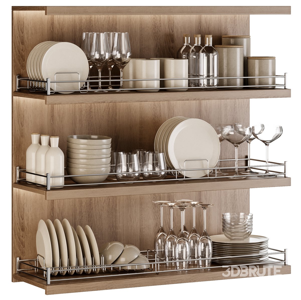 Tableware B017 - 3dbrute : 3dmodel furniture and decor