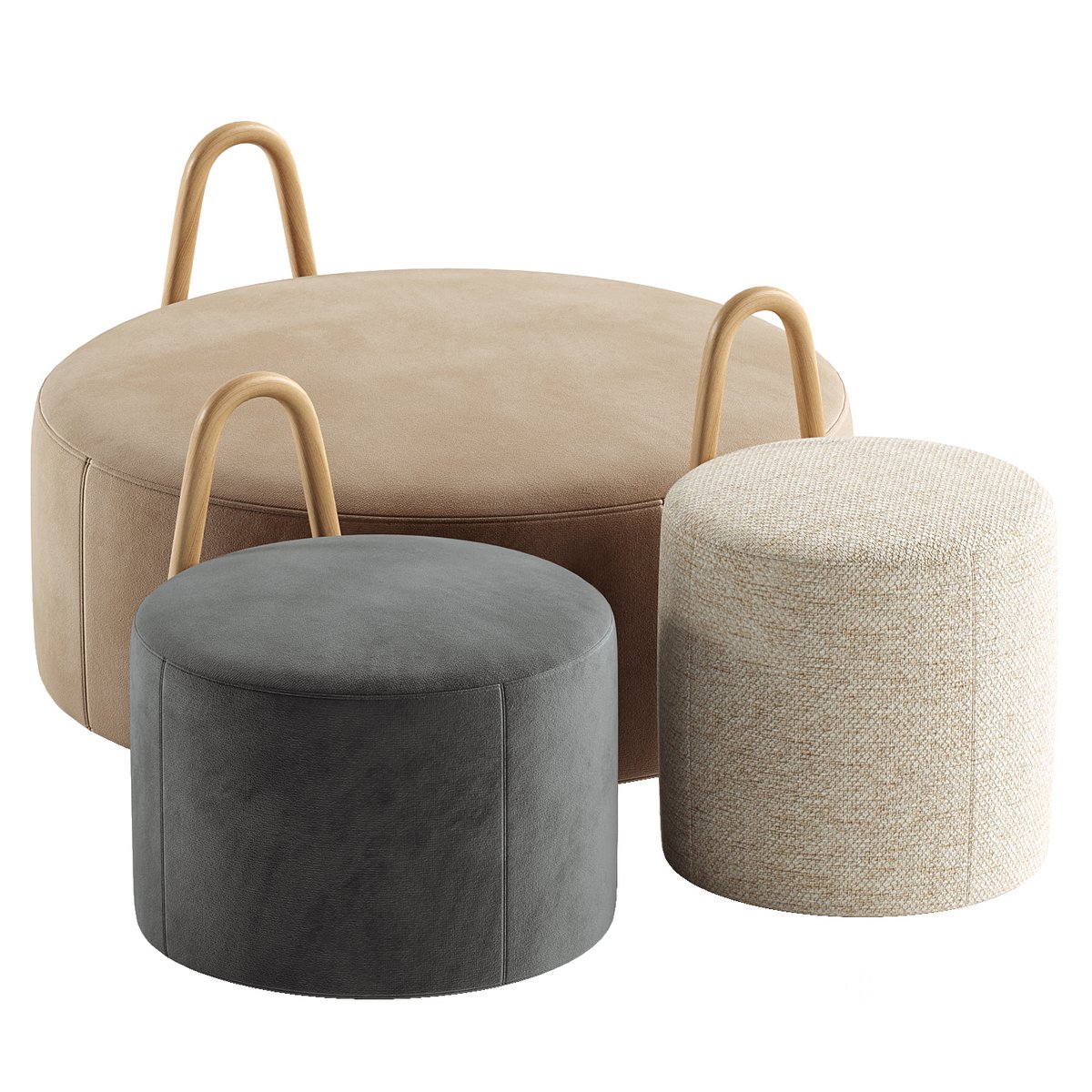 Amstelle Pouff - Download -3d Models Free -3dbrute