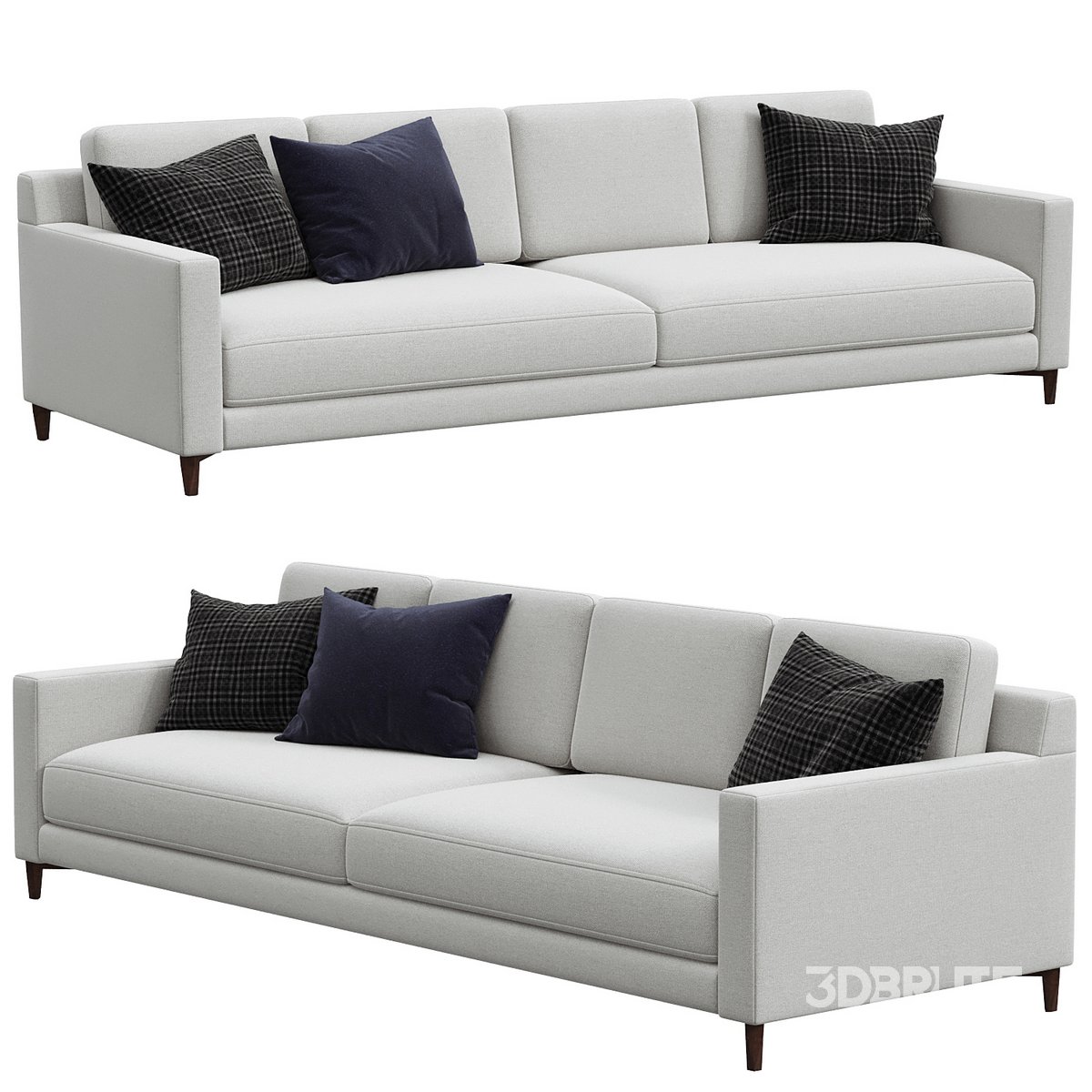 Plaza Sofa Chai Ming Studios - 3dbrute : 3dmodel furniture and decor