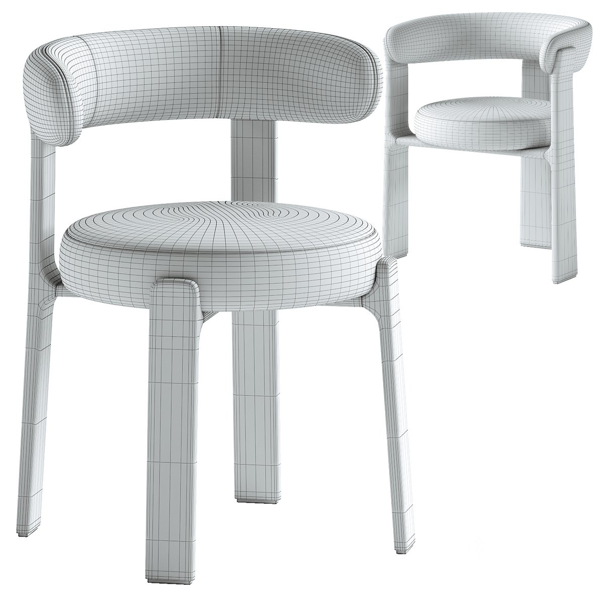 Granite chair - Download -3d Models Free -3dbrute