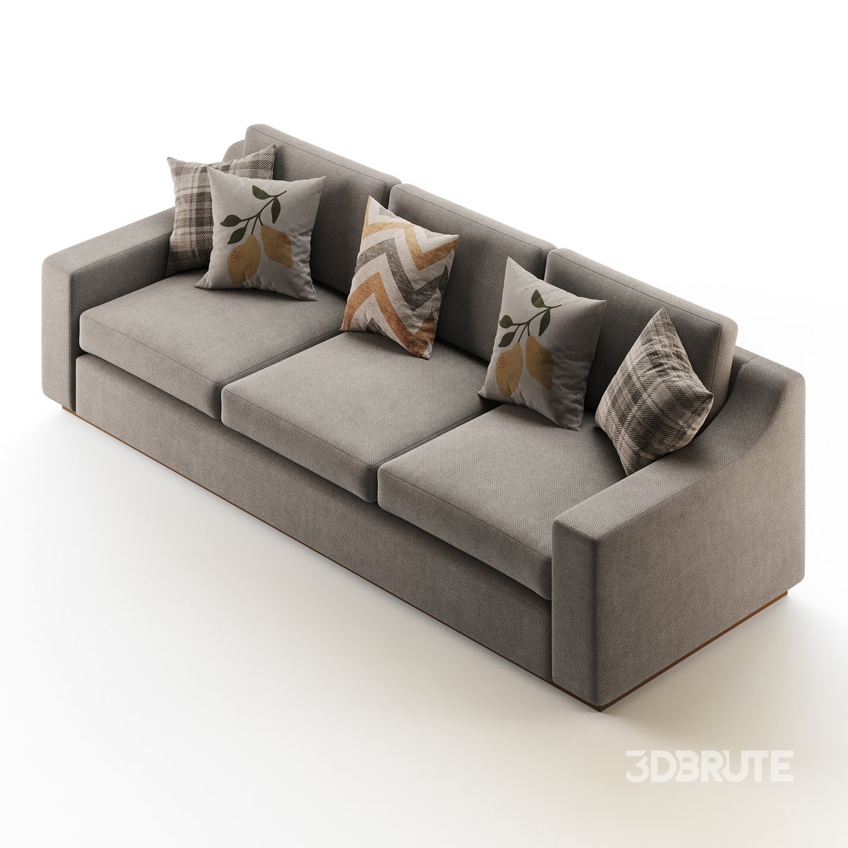 Sutton Extra Large Sofa 3d model 3dbrute