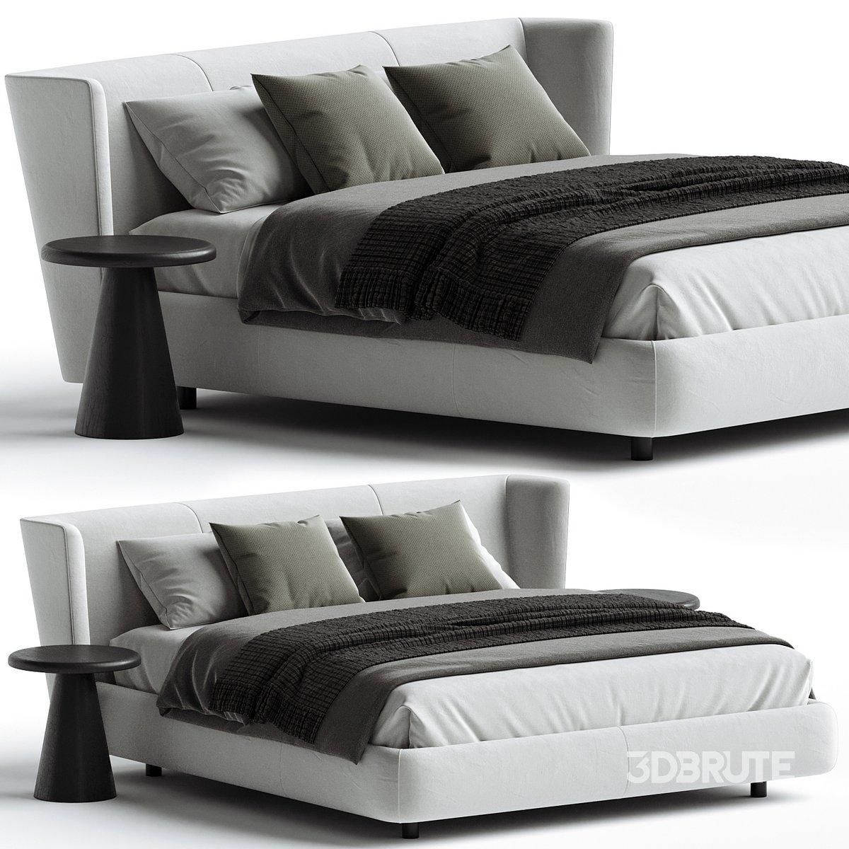 Ditre Italia High end Royal Italian Designer Double Bed Cassoni ...