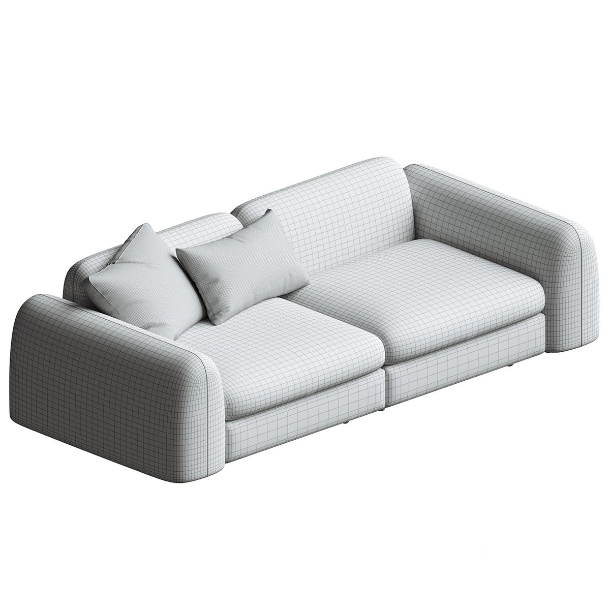 Edo Sofa Arflex - Download -3d Models Free -3dbrute