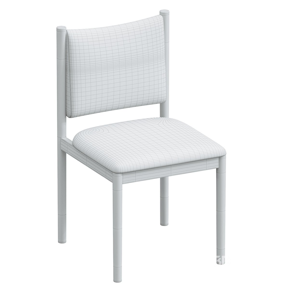 Rowan Dining Chair WestElm - Download -3d Models Free -3dbrute