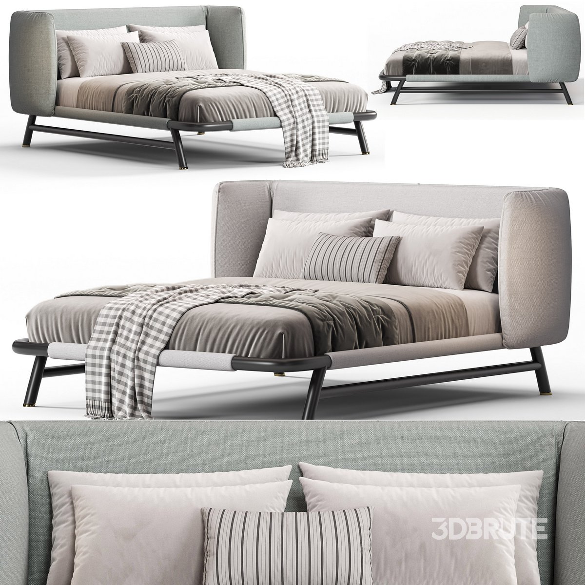 Edoardo sofa b&b italia - 3dbrute : 3dmodel furniture and decor