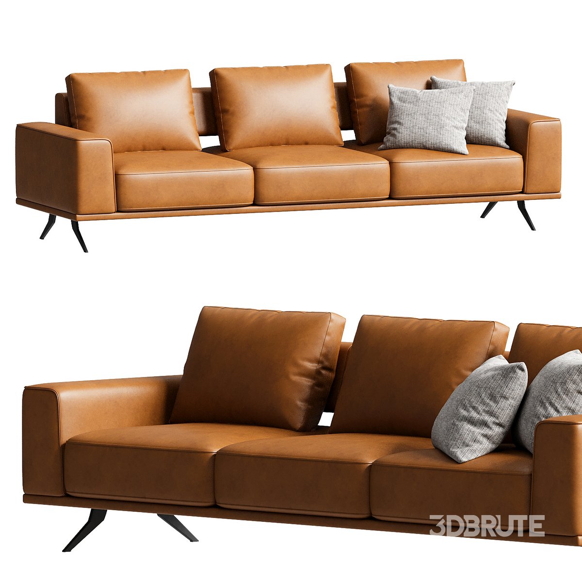 Cole Italian Sofa by Franco Ferri - 3dbrute : 3dmodel furniture and decor