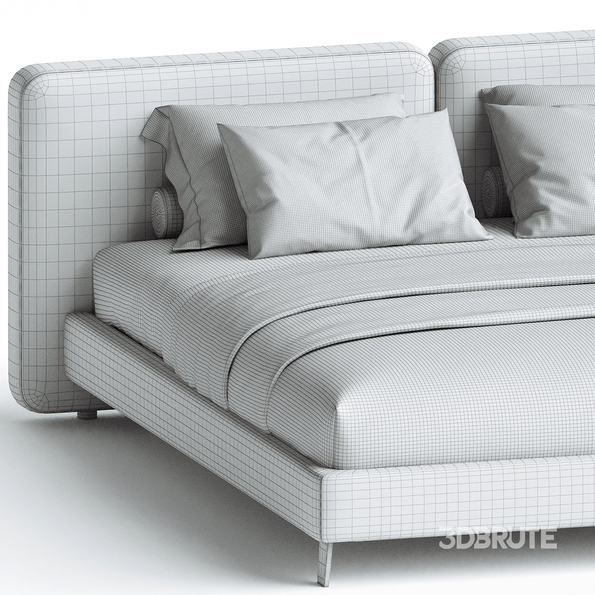 BETHUNE BED Modloft - Download -3d Models Free -3dbrute