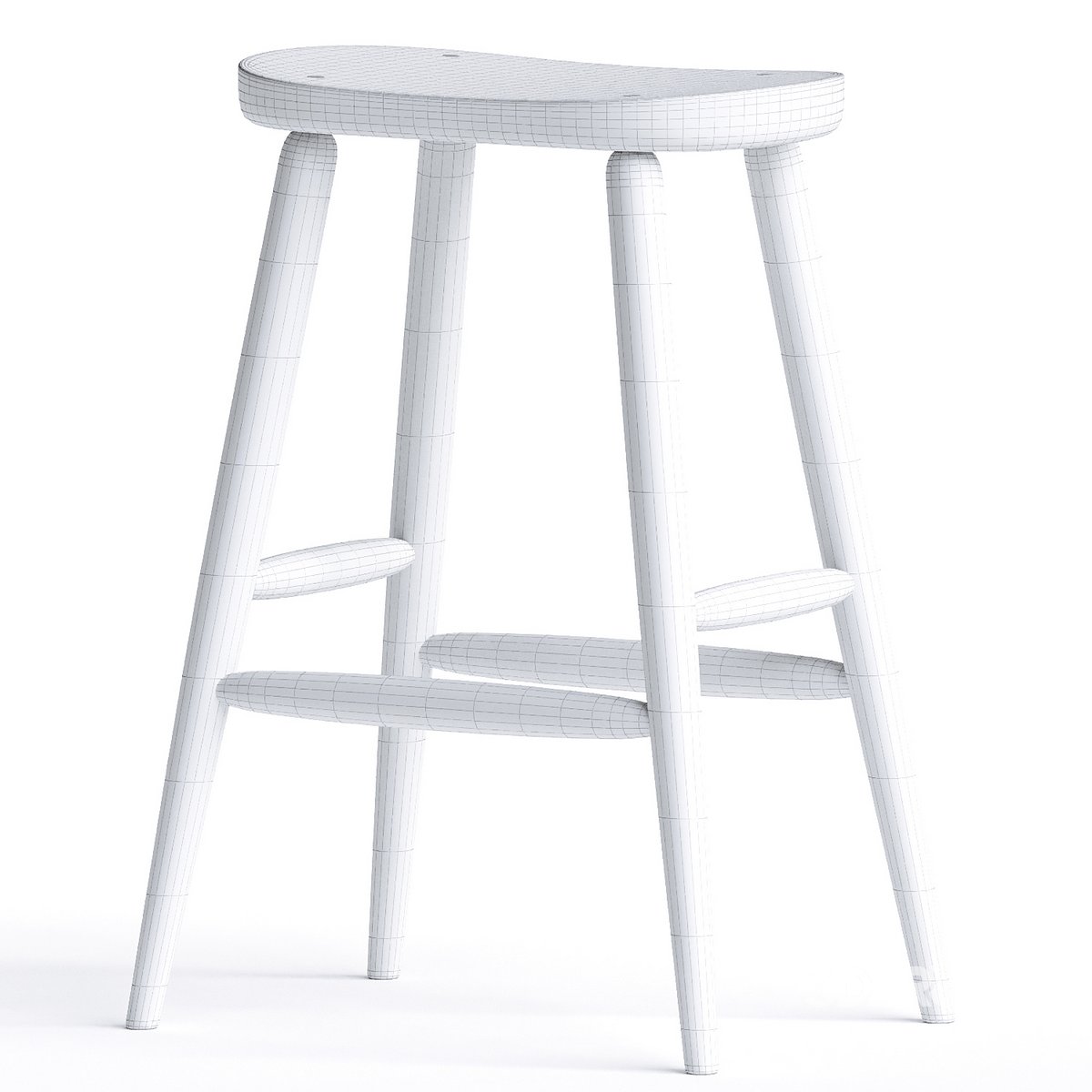Henry Stool - Download -3d Models Free -3dbrute