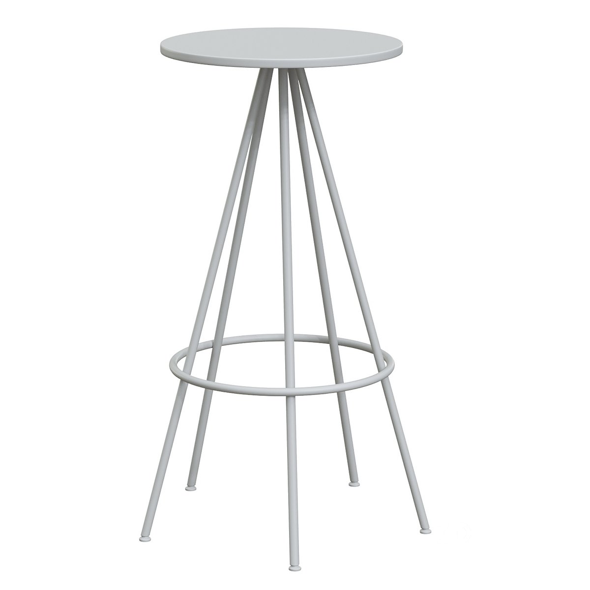 Urban Industrial Five Leg Round Bar Stool - Download -3d Models Free ...