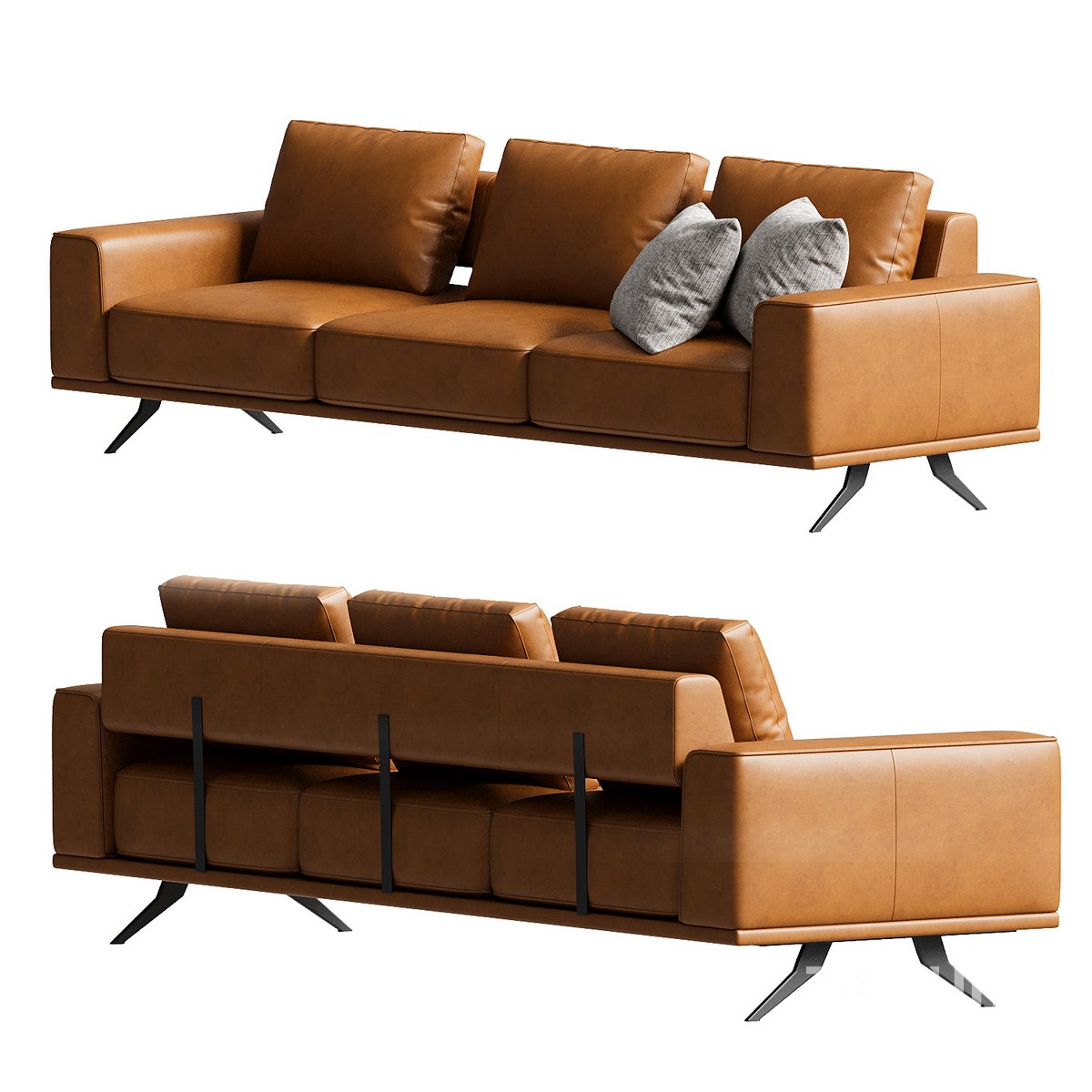 Cole Italian Sofa by Franco Ferri - Download -3d Models Free -3dbrute