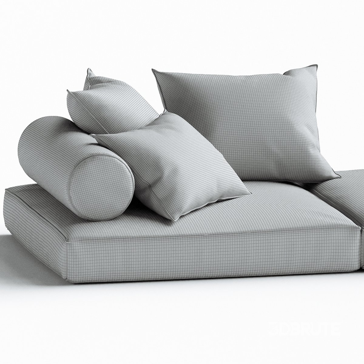 Window seat Combination - 3dbrute: 3D Models for a New Earth ...