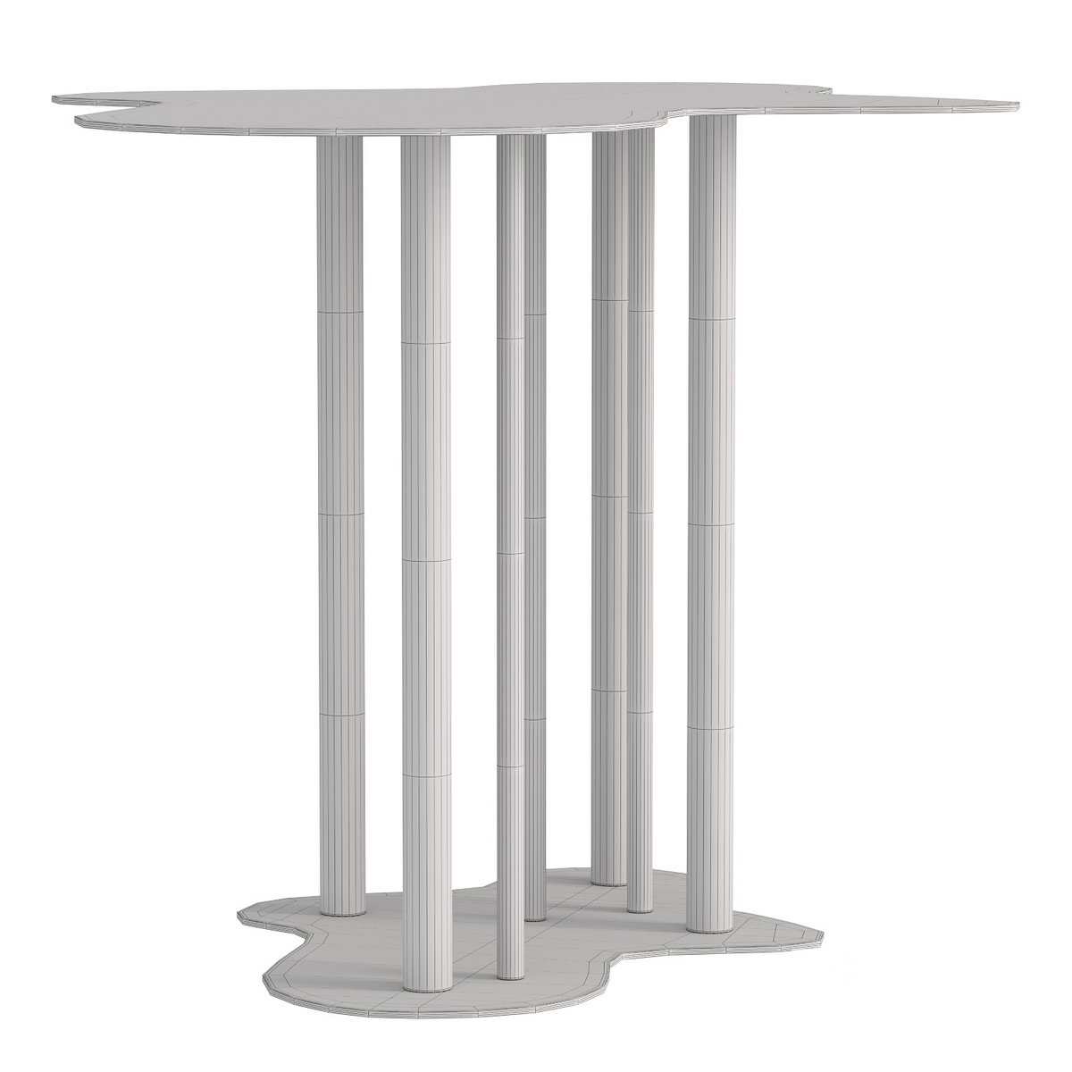 TIFFANY SIDE TABLE 3d model 3dbrute