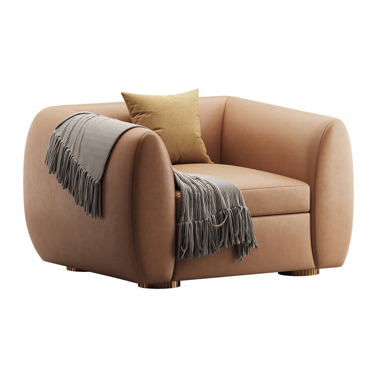 Sennen Armchair 3d model 3dbrute