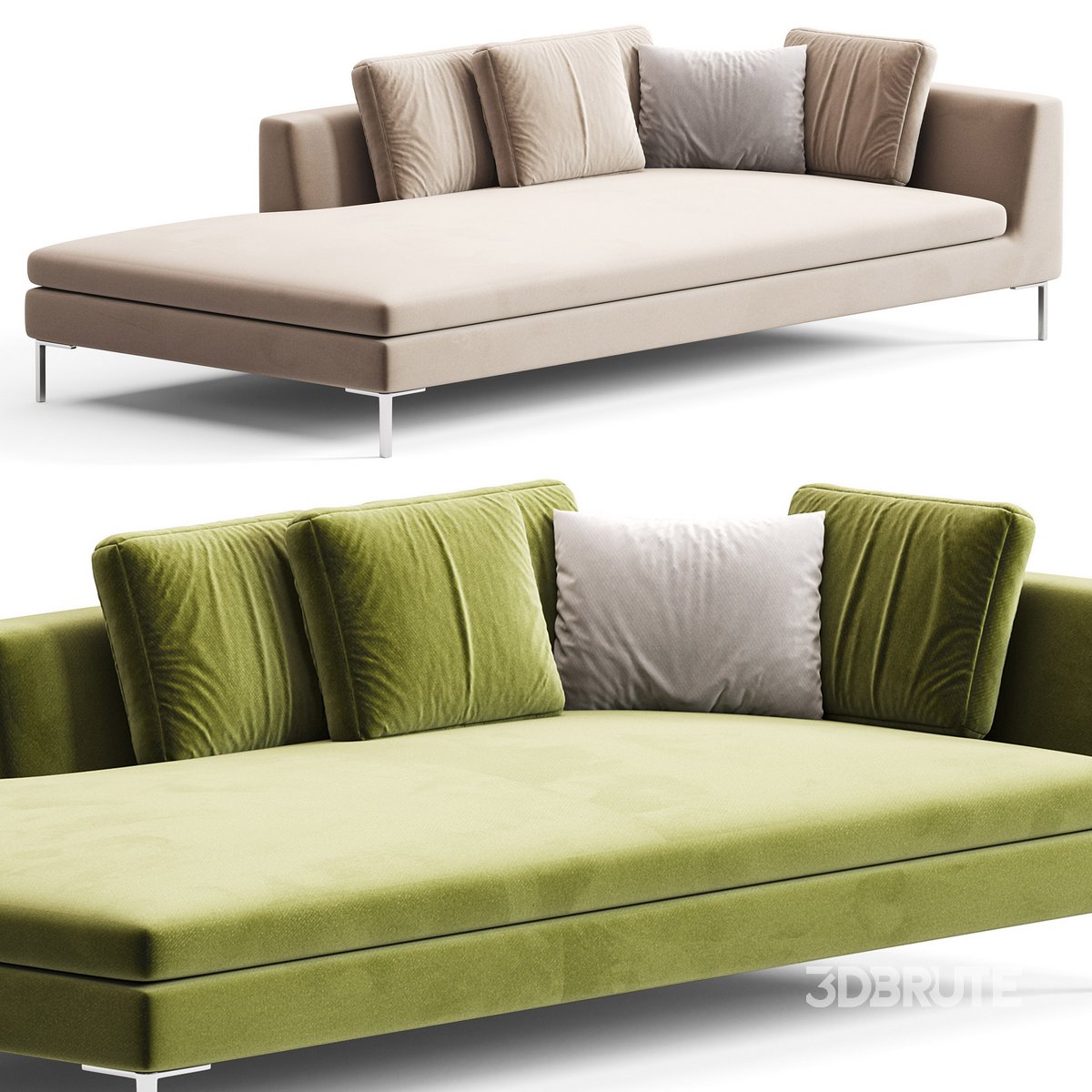 B&B ITALIA CHARLES SOFA - 3dbrute : 3dmodel furniture and decor
